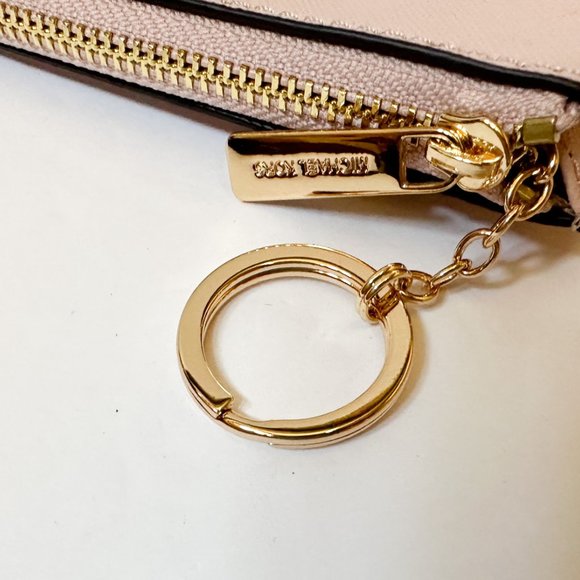 Michael Kors | Bags | Michael Kors Jet Set Travel Small Coin Pouch Id Key Holder Wallet Pink ...